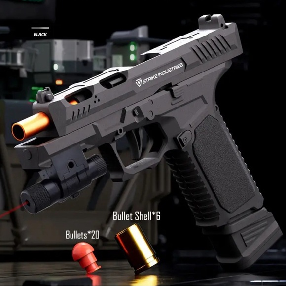 Toys | Air Soft Play Gun With Shells And Bullets Light Beam Included ...